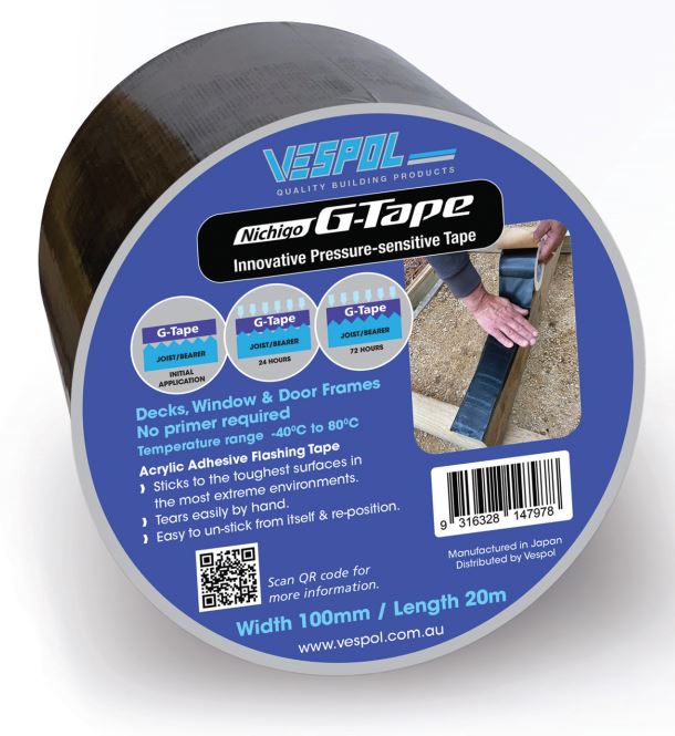 G-Tape Self-Adhesive Joist & Bearer Protection | Tramin Sydney