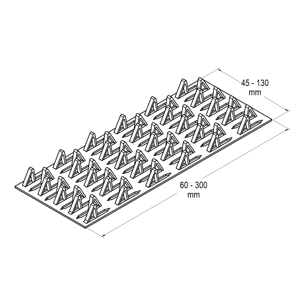 Tap In Plate - Timber Wall Frame Connector | Tramin Sydney